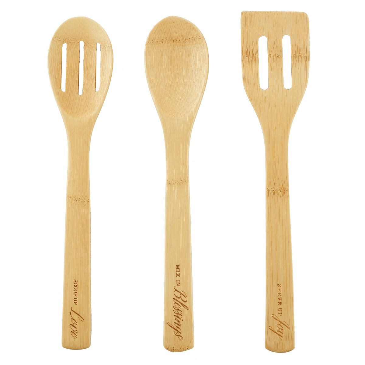 Love, Blessings, Joy Bamboo Spoon Gift Set – Home Haven Décor Store