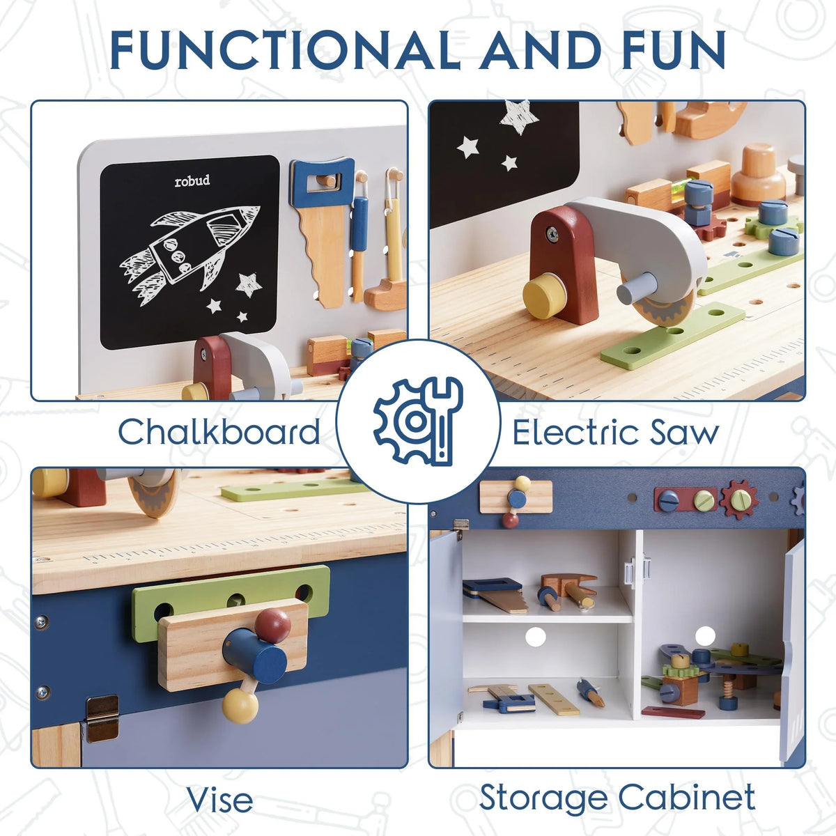 Wooden Toy Workbench – Home Haven Décor Store